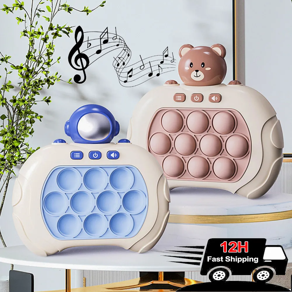 Push Pop Game Decompression Fidget Toy: Quick Push Console For Sensory ...