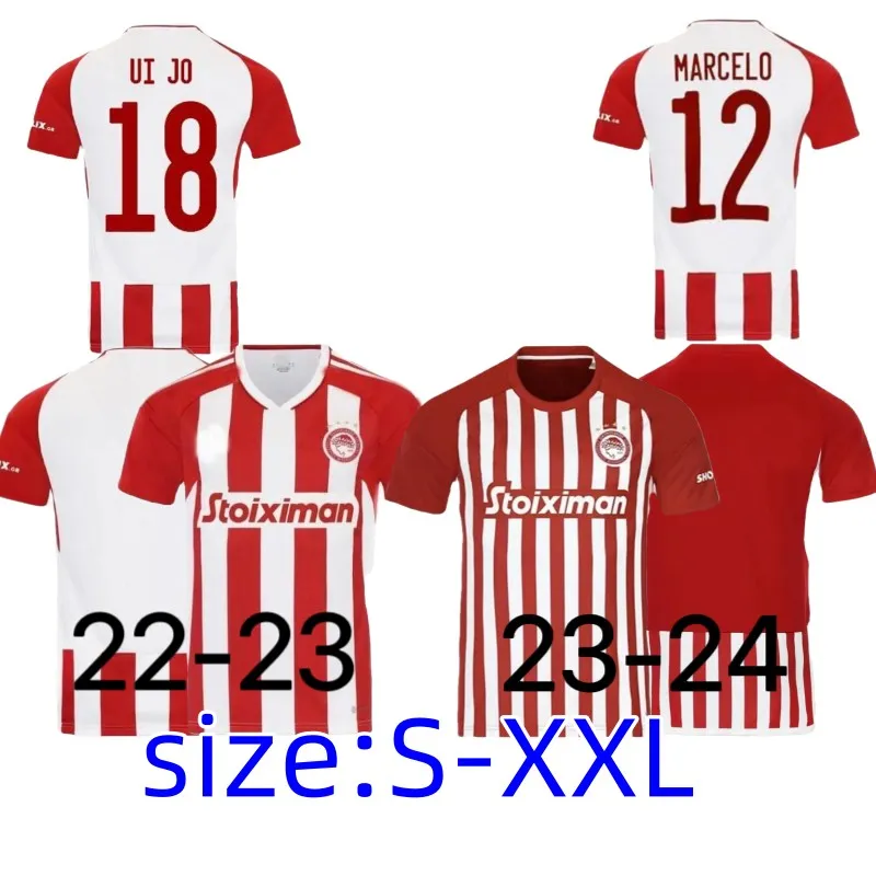 2023 2024 Greek Vintage Soccer T Shirts By Marcelo Olympiacos, Piraeus ...