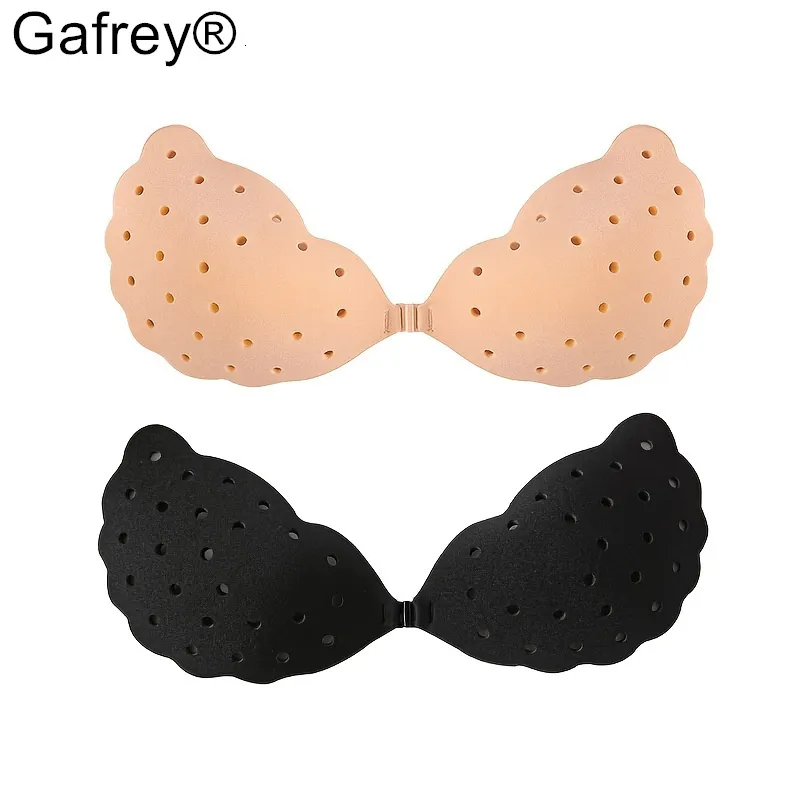 DHgate.com:2024Seamless Wireless Silicone Bra, Backless Push Up ...