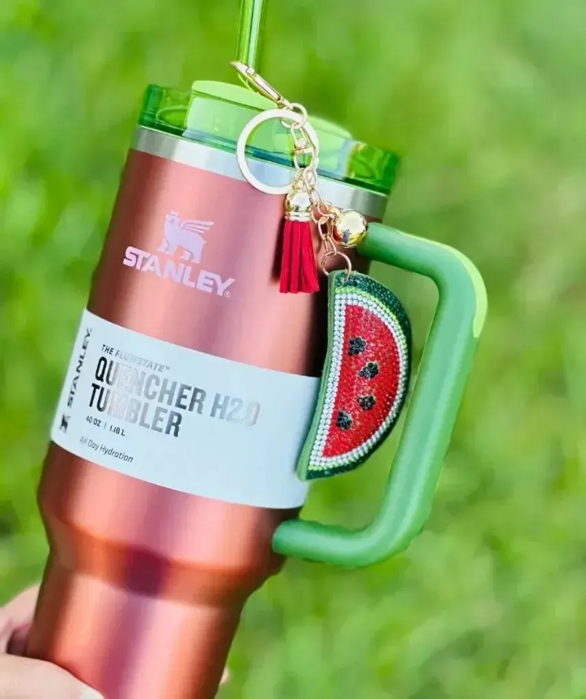 Stanley Watermelon Quencher Tumblers 1:1 H2.0 40oz Stainless Steel Cups ...