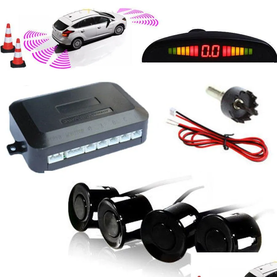 DHgate.com:Car Parking Sensors, 4 Sensor Backup Radar System, Reverse ...