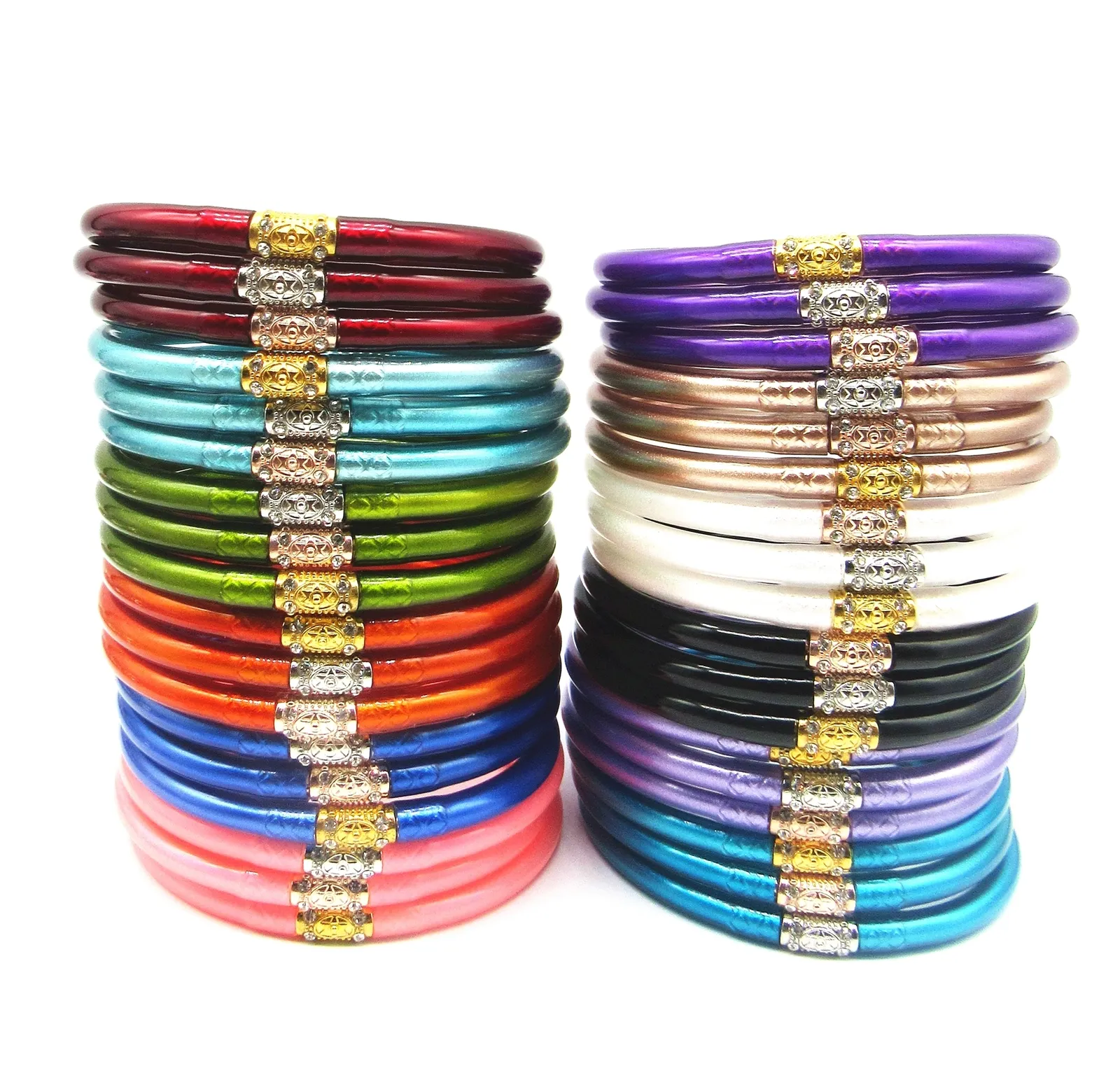 Buddha Bangle Bracelet Tibetan Monk Mantra Jelly Friendship Bangles For ...