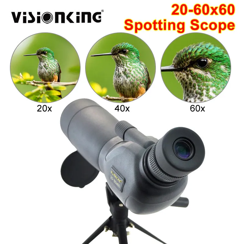 Visionking Spotting Scope: 20-60x60 Monocular Telescope, Birdwatching ...