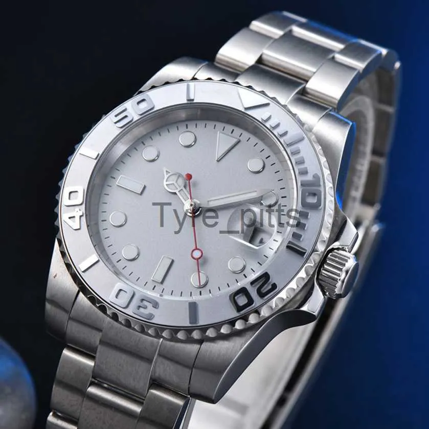 DHgate.com:Yacht Aseptic Gray Surface Mens Automatic Mechanical Watch ...