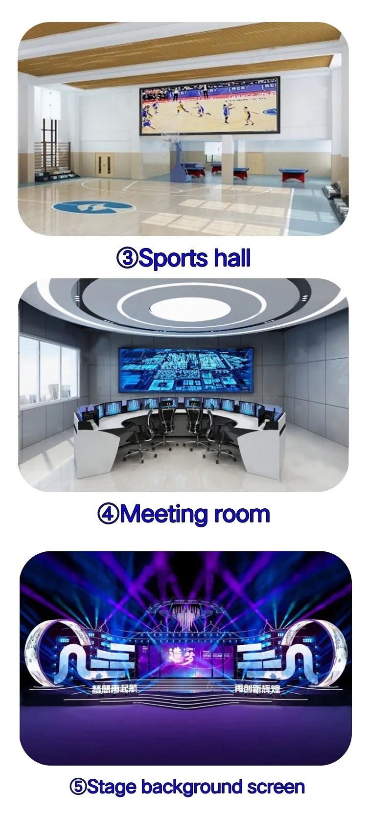 Modular Die Cast Aluminum LED Panel: Removable Stage Backdrops, Outdoor ...