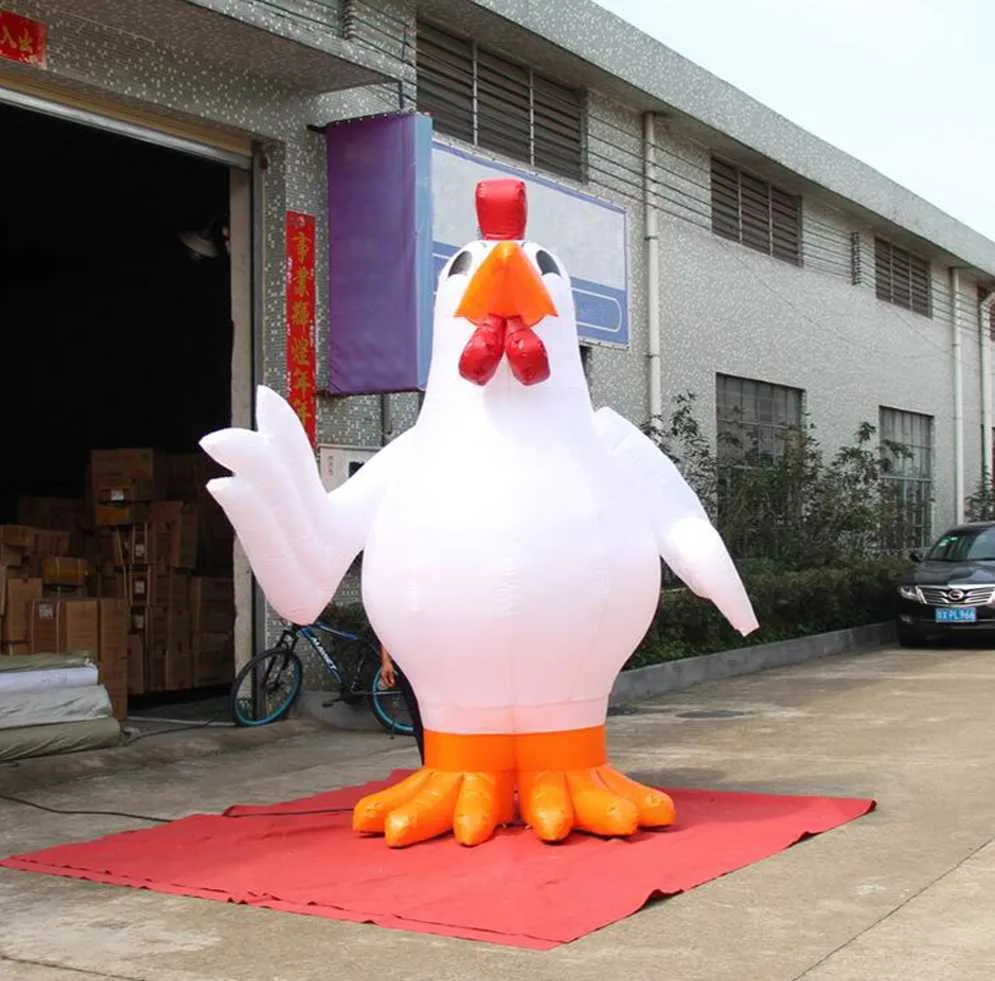 Wholesale 6m 20ft With Blower Customized Giant Inflatable Chicken For ...