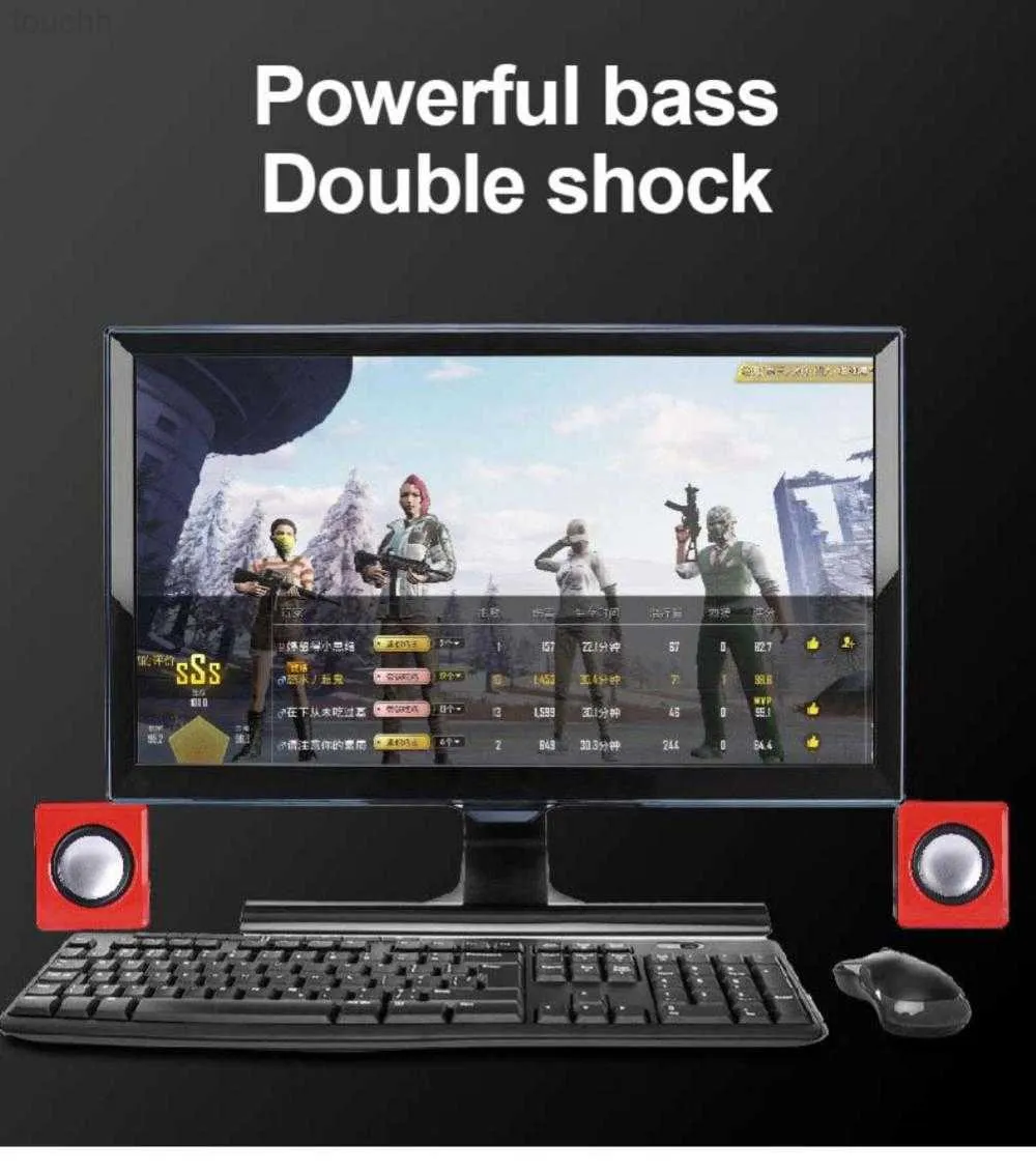 DHgate.com:Mini Wired Speakers, Universal Stereo Sound Surround ...