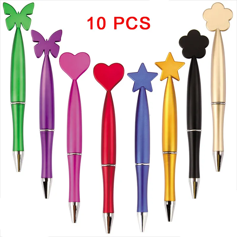 Cute Ballpoint Pens Set - Creative Butterfly, Star, Flower, Heart ...