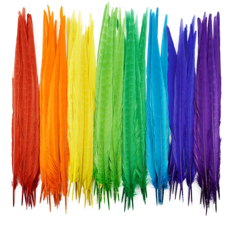 Wholesale Colorful Pheasant Tail Feathers 40-45cm - Natural Feathers ...