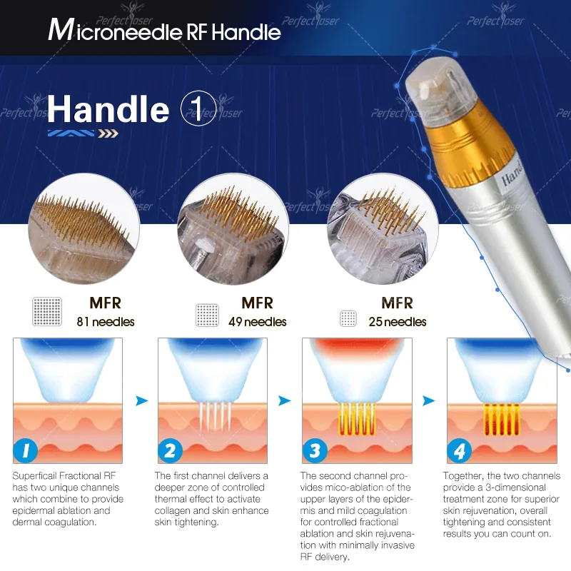 RF Micro Fda Approved Microneedling Devices For Acne Scar Removal, Face ...