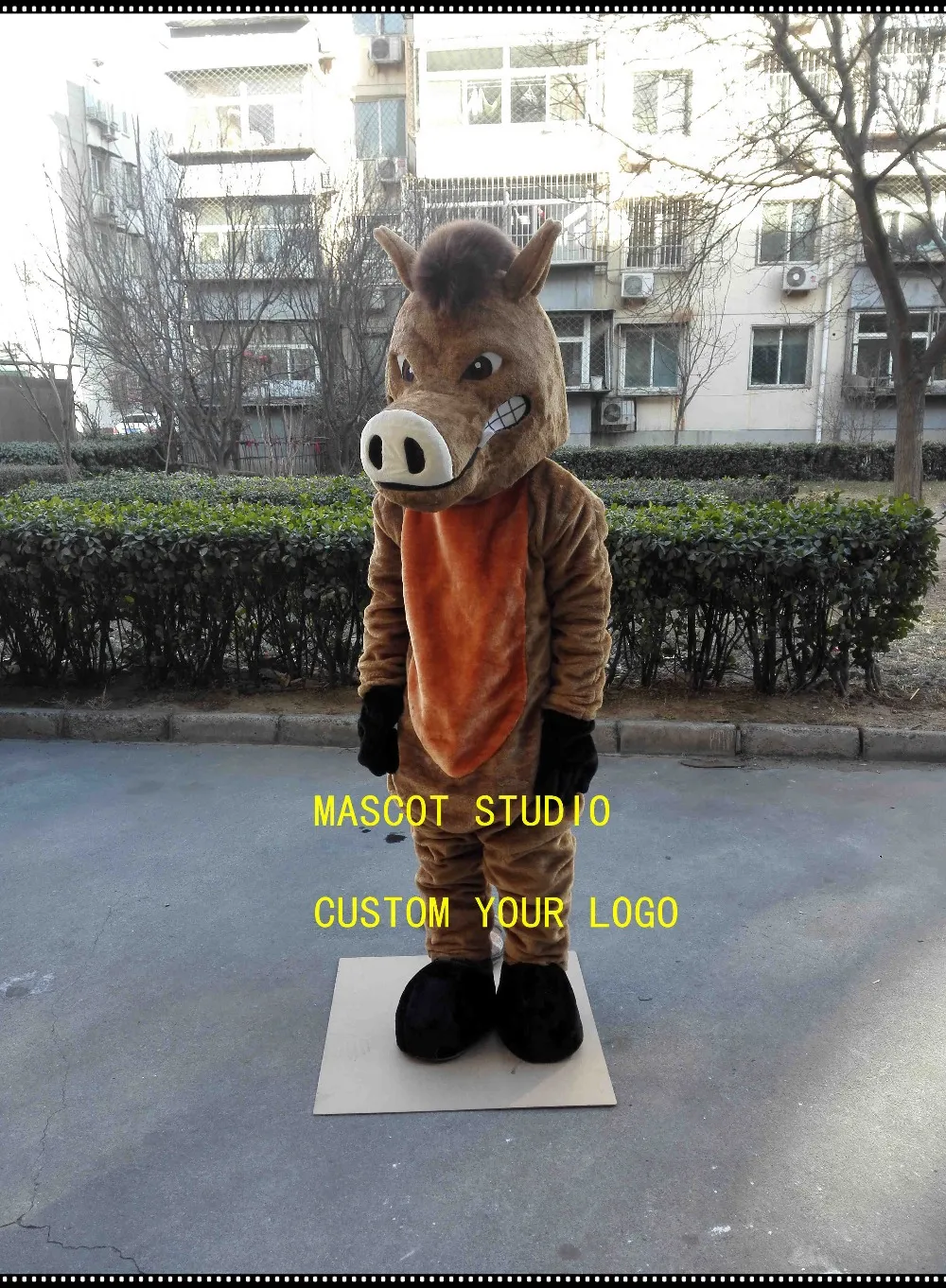 Boar Wild Pig Mascot Costume Wildpig Custom Fancy Costume Kit Mascotte ...