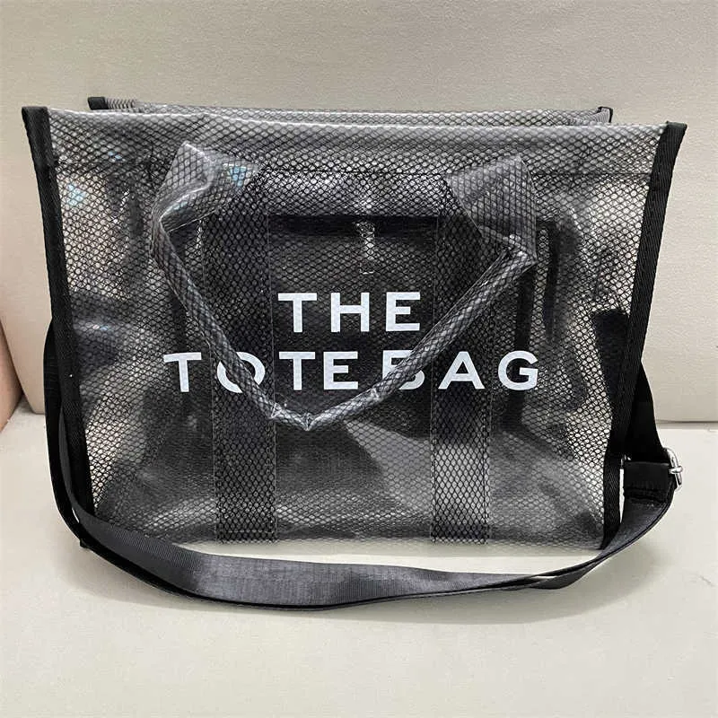 Totes PVC Clear Large Branded The Tote Bag Designer Casual Shoulder ...