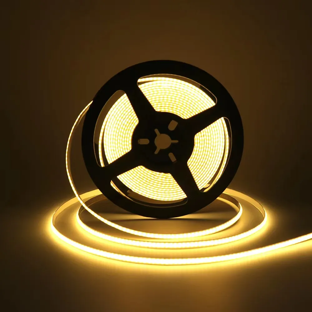 Flexible High Bright Bendable Led Strip FOB COB LED, 12V/24V DC, RA90 ...