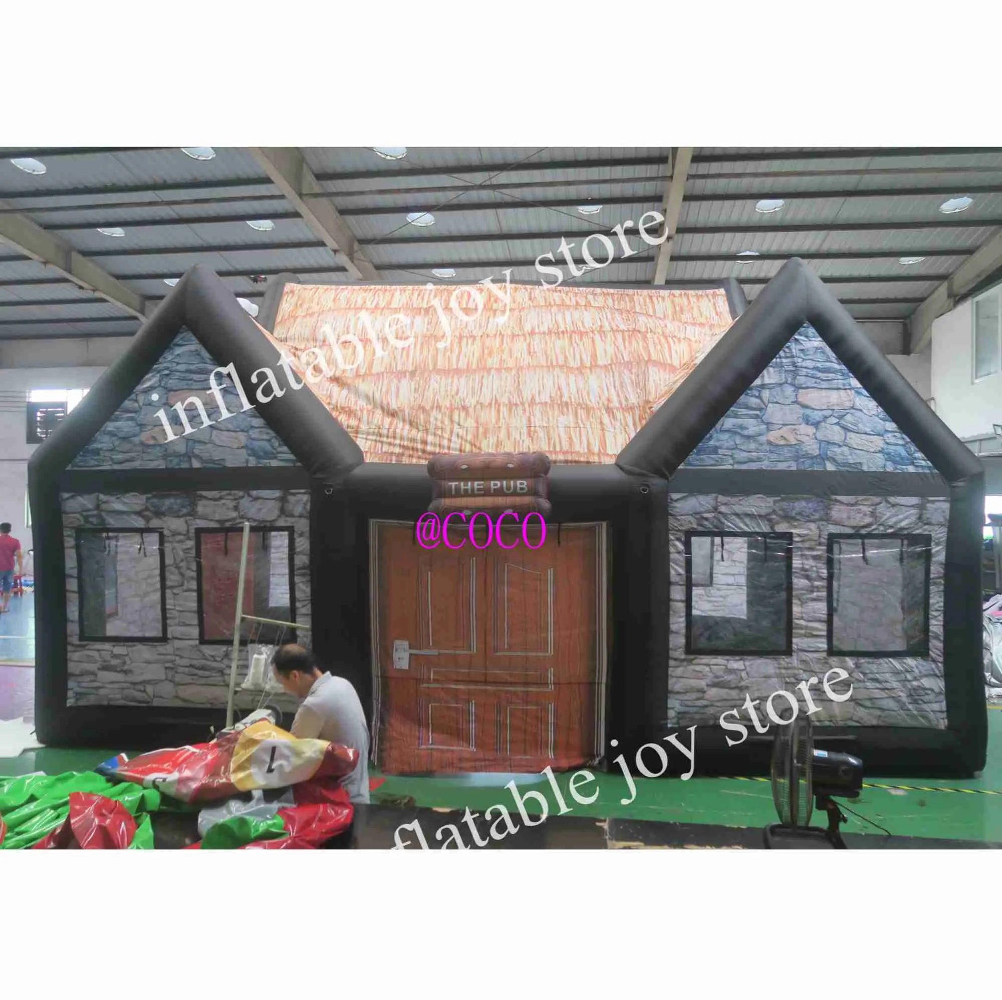 Custom Inflatable Irish Pub - Outdoor Party Tent, Portable Bar ...