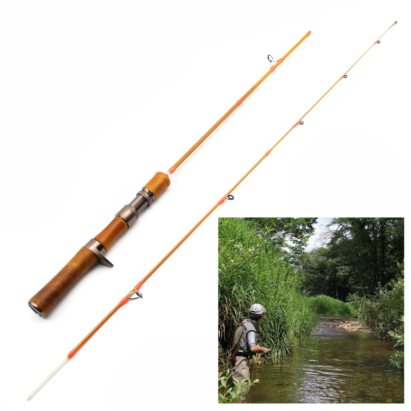 DHgate.com:1.4M Ultralight Spinning Fishing Rod for Trout Stream ...
