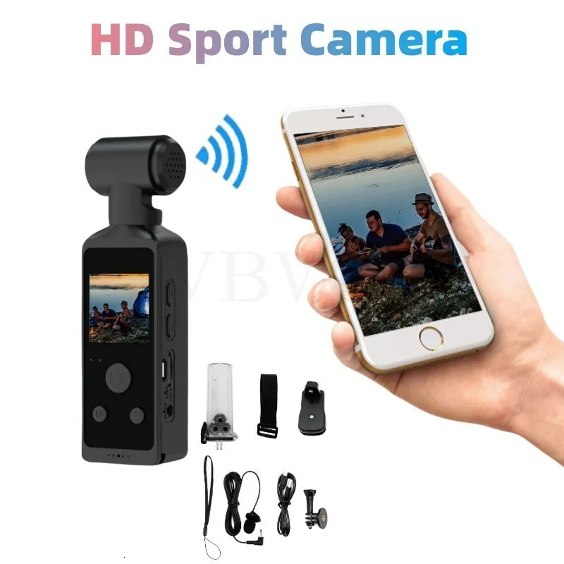 4K Waterproof Action Camera - HD 1080P Mini Sport Camcorder with WiFi ...