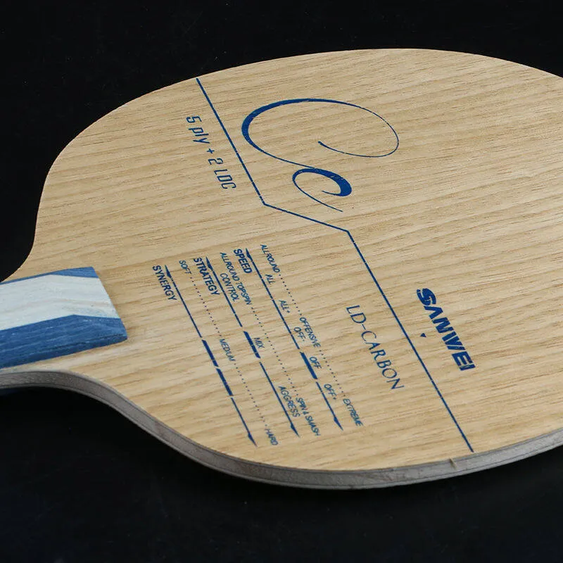 SANWEI CC Blade Sensei Table Tennis Racket 5 Wood And 2 Carbon For OFF ...