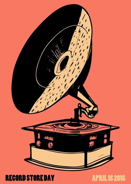 Vintage Canvas Victrola Canvas Record Player Wall Decor For Living Room ...