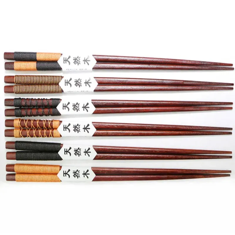 DHgate.com:Anti-slip Wooden Chopsticks Natural Wood String Wrap ...
