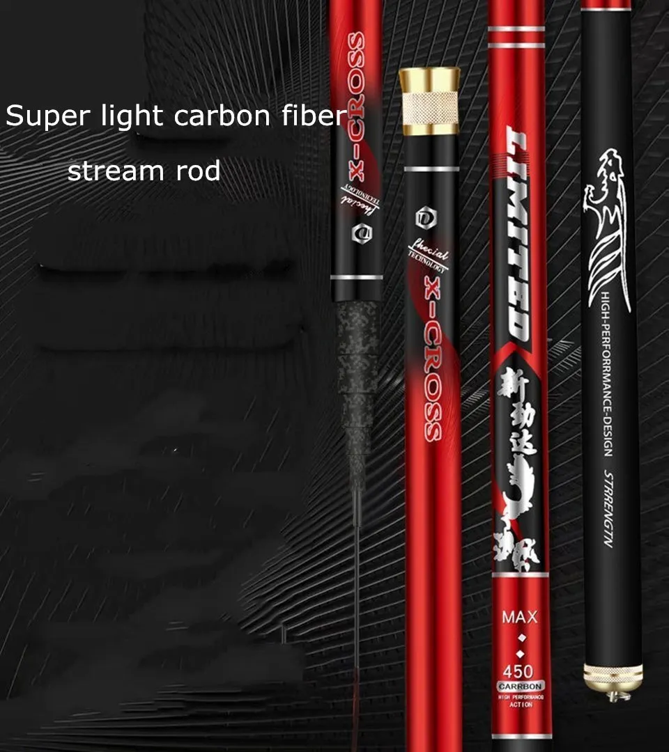 DHgate.com:Carbon Fiber Telescopic Fishing Rods Ultra Light Hard Pole ...