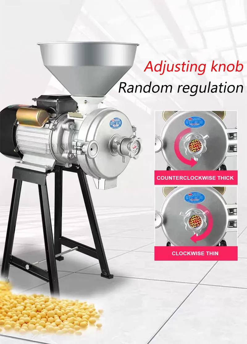 Electric Grain Mill & Animal Feed Pellet Machine Heavy Duty Grain ...