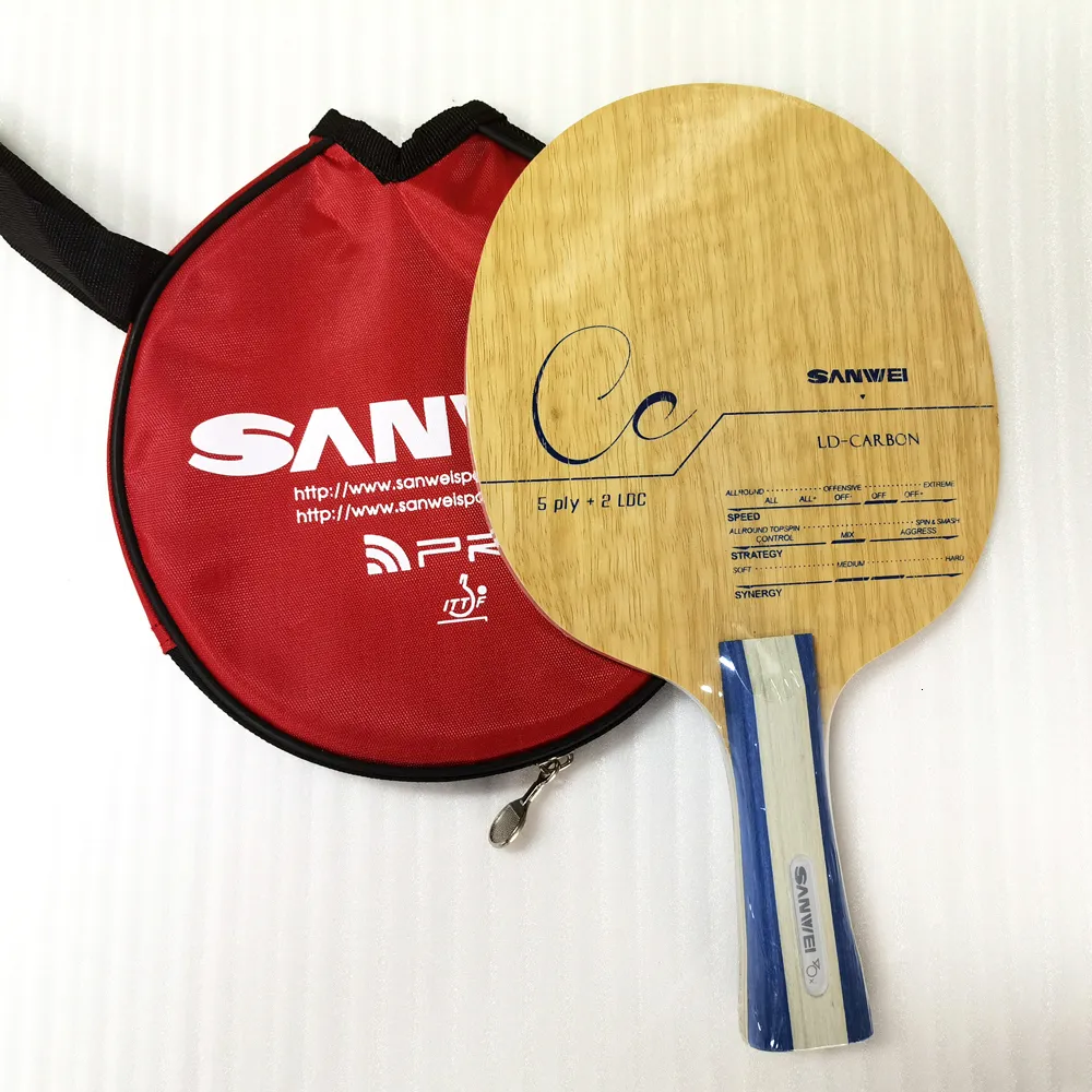 SANWEI CC Blade Sensei Table Tennis Racket 5 Wood And 2 Carbon For OFF ...