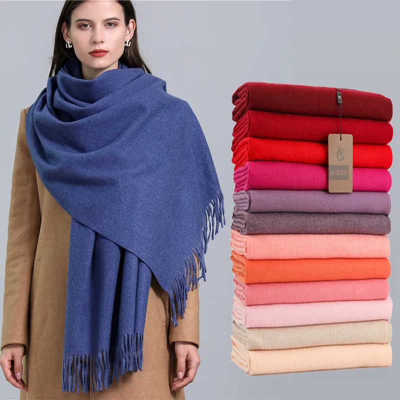 Winter Pashmina Scarf For Women Thick Warm... From Shen84, $9.27 ...