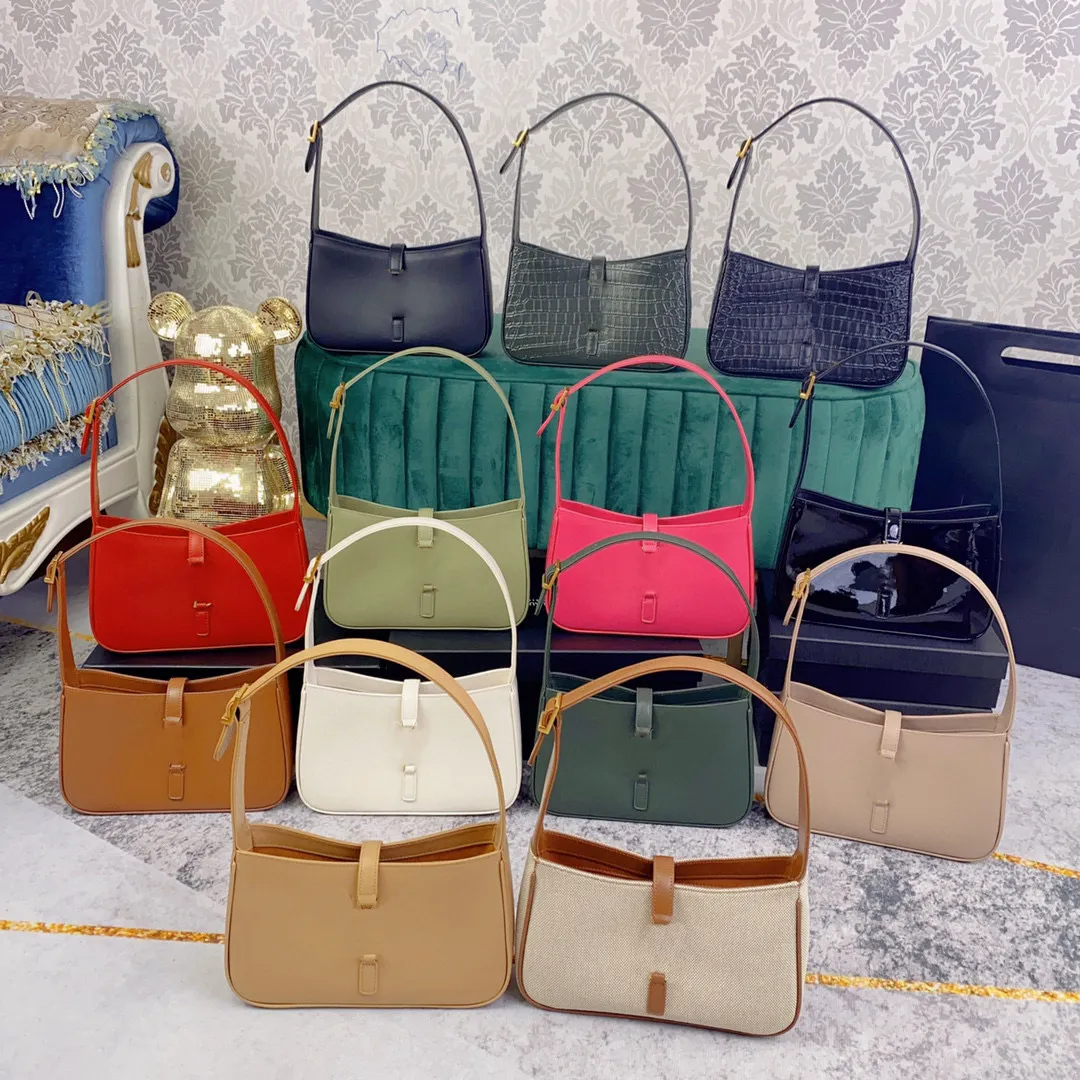 Real Leather Shoulder Handbags Classic Cowhide Mini Hobo Tote For Women ...
