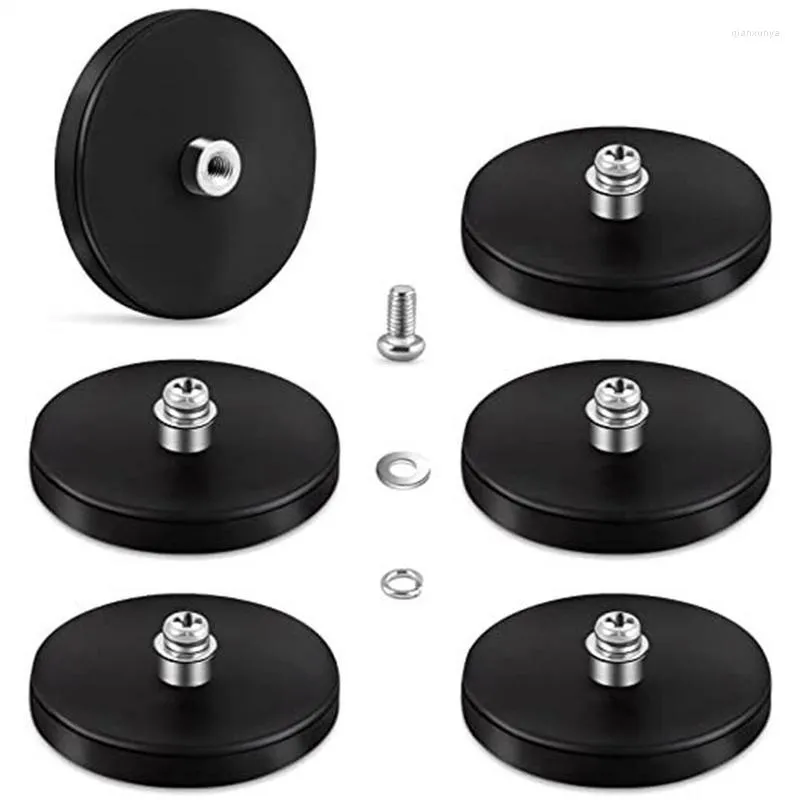 Magnetic Studs: Anti-Scratch Safe Black Magnetic Mounting Bracket Set ...