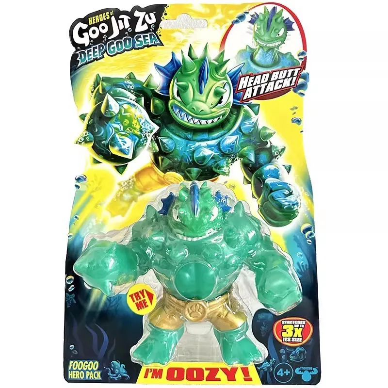 Juguete De Descompresión Original Hero Of Goojitzu S9 Deep Goo Sea Hydra Double Goo Squidor Tyro ...