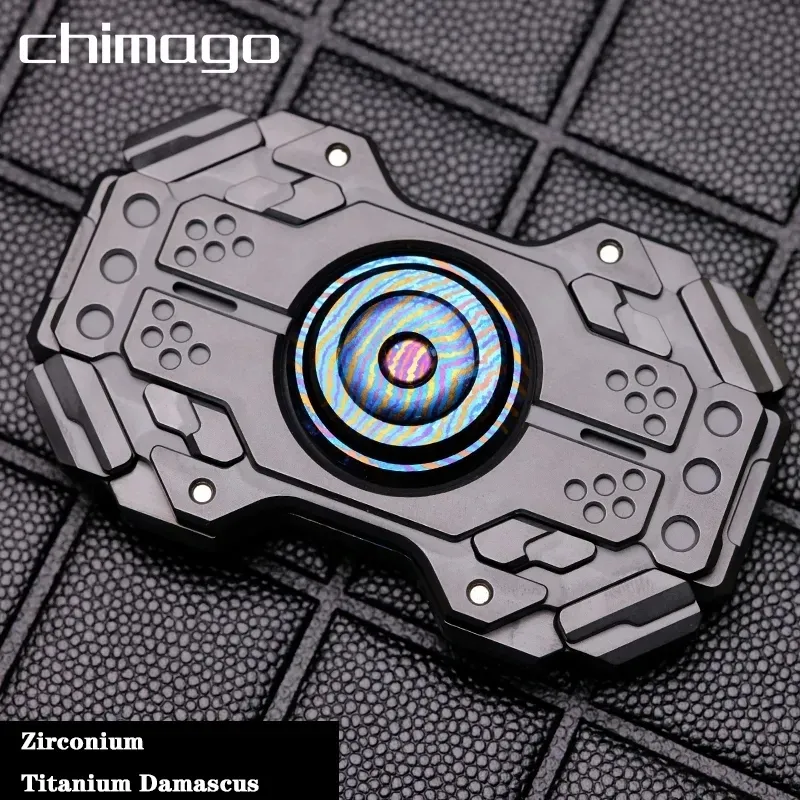 Premium EDC Fidget Spinner - Metal Spinning Top for Adults, Anti-Stress ...