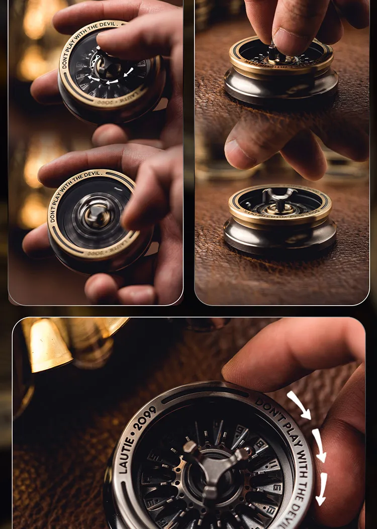 LAUTIE Lucky Turntable Fidget Spinner Carnival Roulette Composite ...