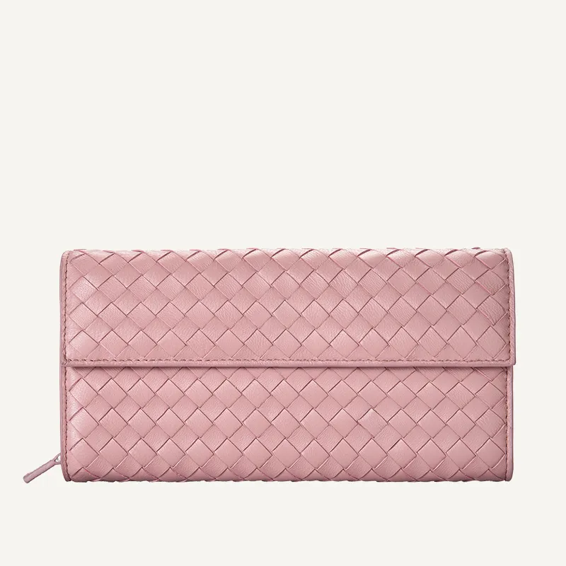Designer Wallet For Women High End Genuine Leather Clutch, Hand Woven ...