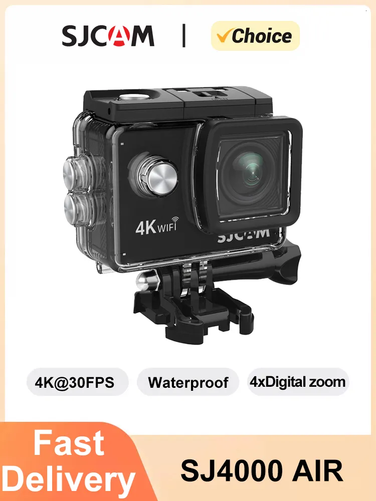 SJCAM SJ4000 AIR 4K 30PFS 1080P Weatherproof Action Camera w/ 4x Zoom ...