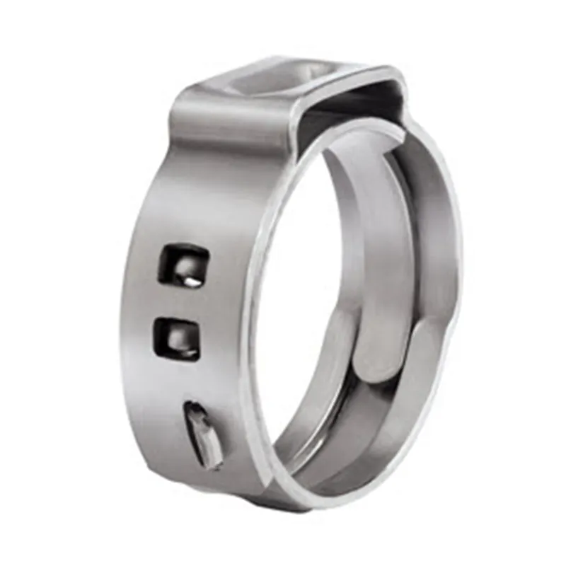 Customizable Single Ear Hose Clamps: 4.7-23.5mm 304 Stainless Steel ...