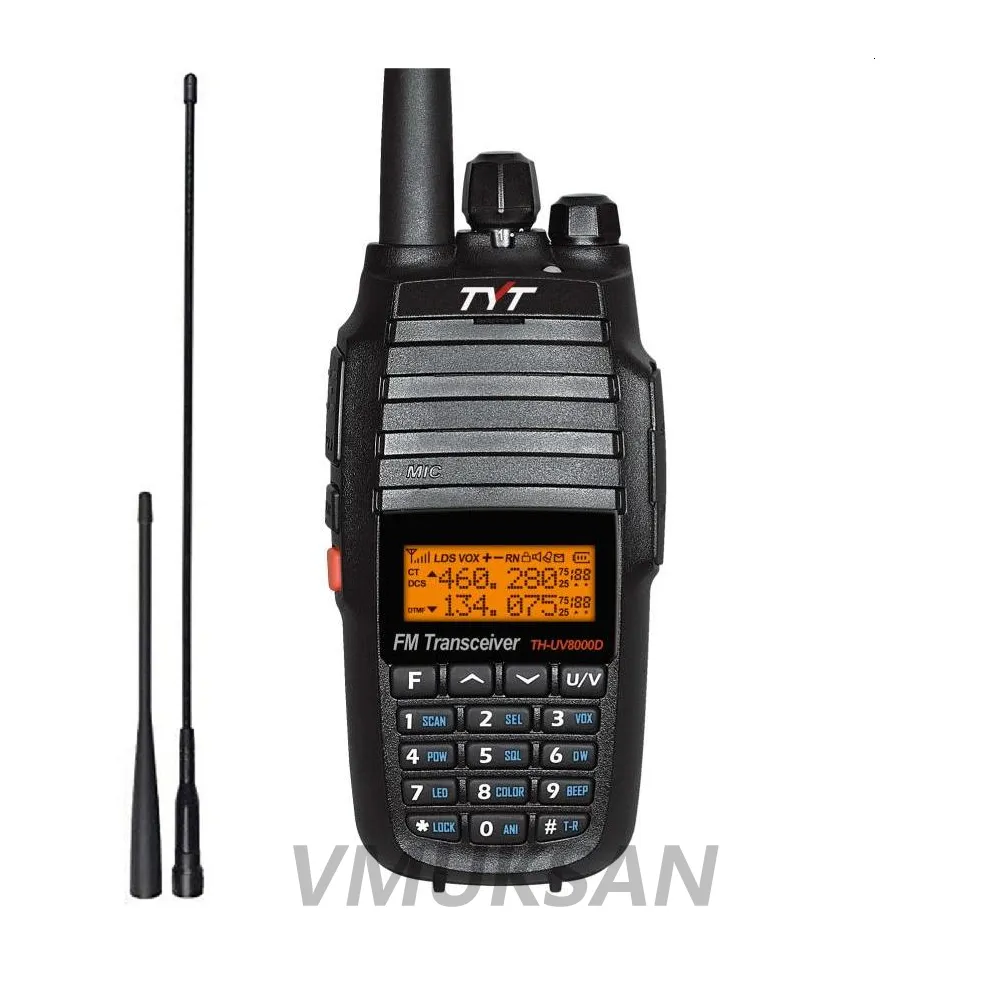 TYT TH UV8000D 10W Dual Band Trc 219 Walkie Talkie With FM Transceiver ...