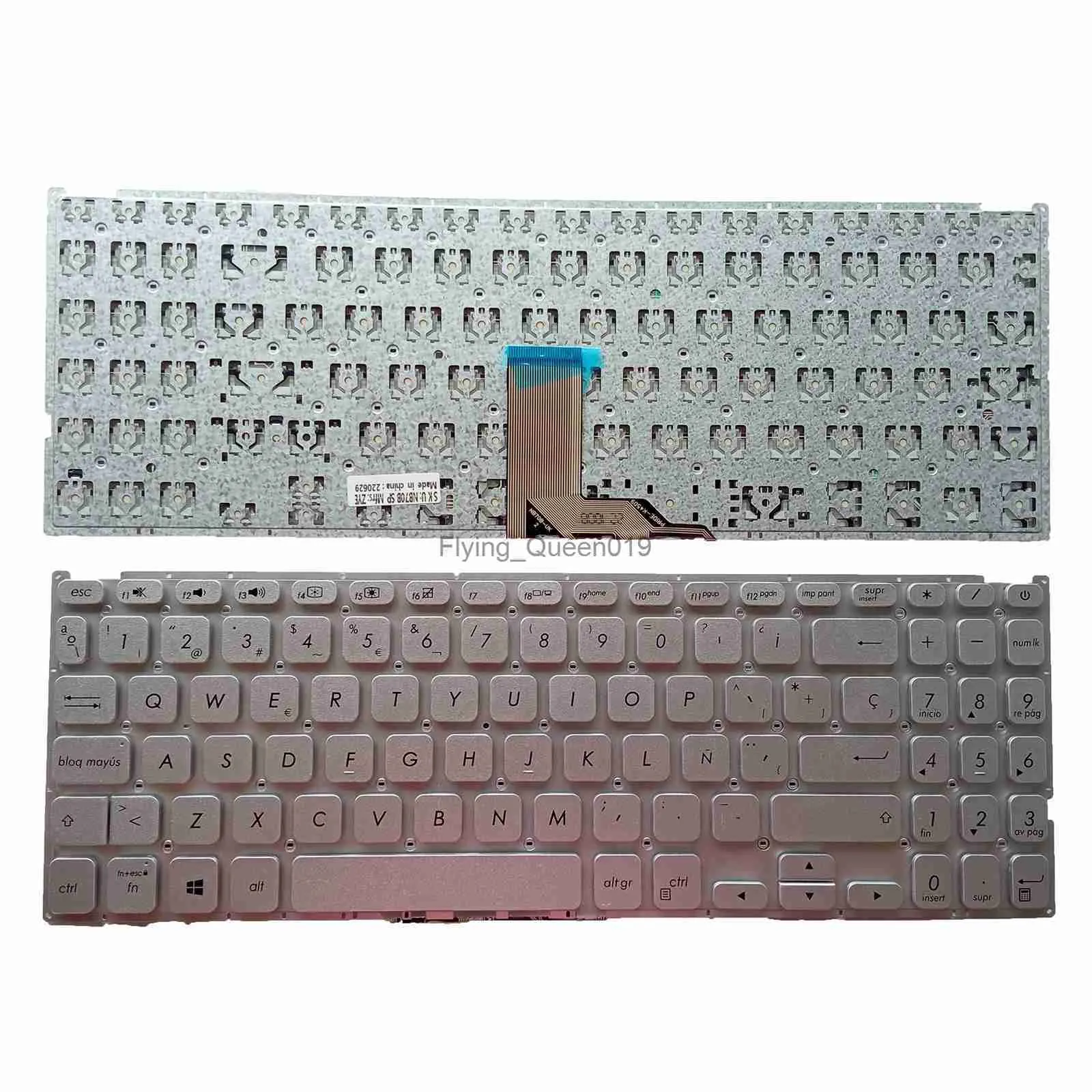 DHgate.com:Silver Backlit Keyboard Replacement for Asus Vivobook 15 ...
