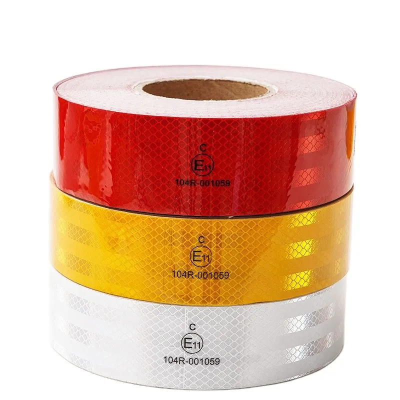 European Standard Waterproof PET Reflective Adhesive Tape For Roadway ...