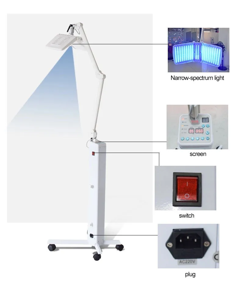 CE Certified Phototherapy Facial Led Light Machine With LED Lamp For ...
