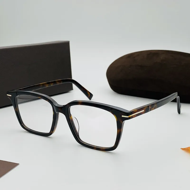 Wood Frame Eyeglasses - Concise&Norble Rectangular Plank Eyewear, Full ...