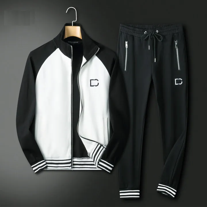 Mens Classic Letter Pattern Print Tracksuit Sweatsuit Fashionable Sport ...