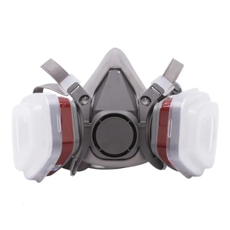 Industrial Respirator Gas Mask: Anti-Dust Face Mask with Filters - Full ...