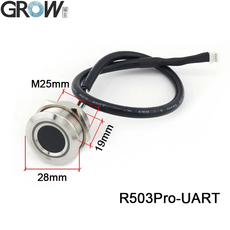 GROW R503Pro Capacitive Fingerprint Module Sensor Scanner For Access ...