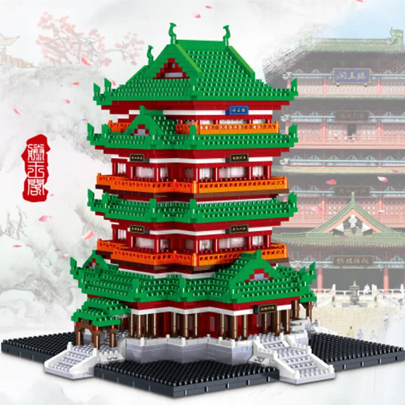 DHgate.com:Leaning Tower of Pisa Mini Blocks - World Architecture 3D ...