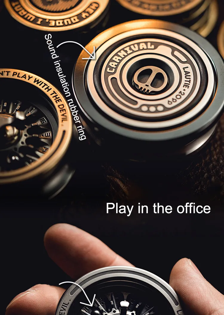 Lucky Turntable Spinning Top: Premium EDC Fidget Spinner & Desk ...