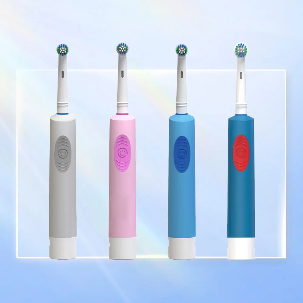 DHgate.com:Rotary Electric Toothbrush with Round Head Soft Bristles ...