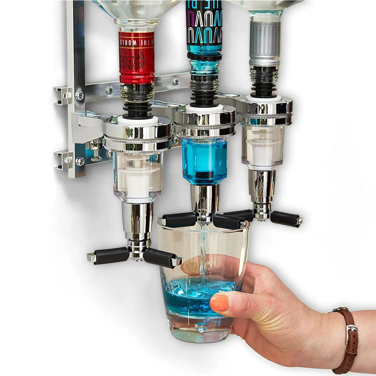 Bar Tools Wall Mounted 1 2 3 Bottle Liquor Dispenser... From Luo09, $8. ...