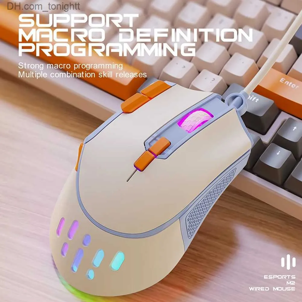 Ergonomi RGB DPI Wired Gaming Mouse With 9 Floating Action Button ...