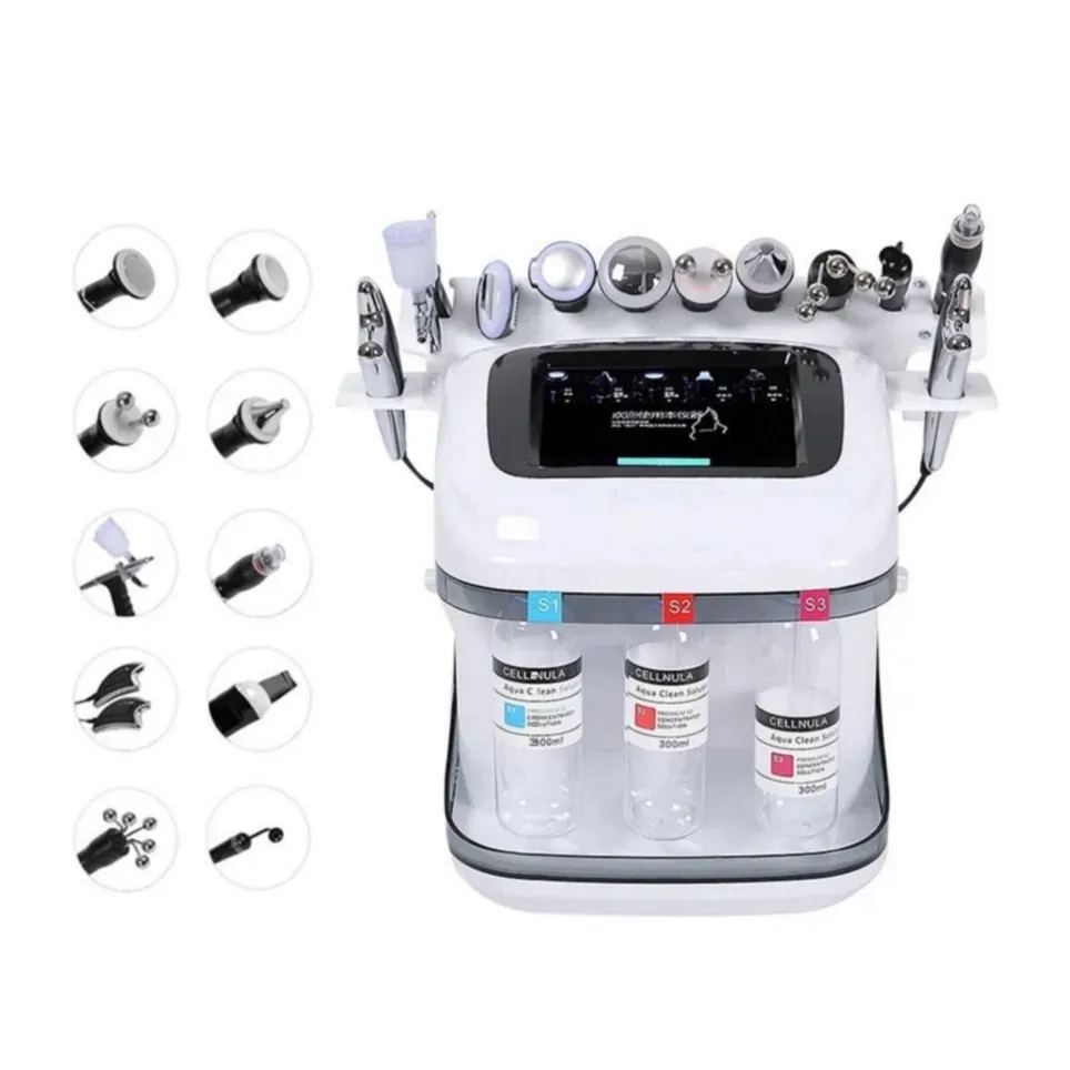 Salon Grade 10 In 1 Hydra Oxygen Facial Machine Amazon For Face ...