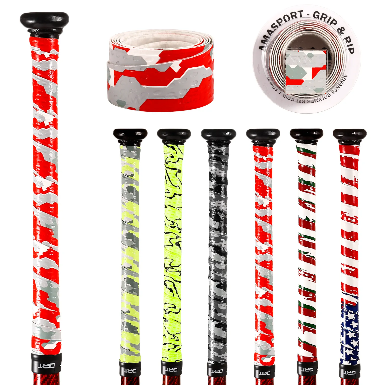 DHgate.com:Anti-Slip Sweatband Baseball Bat Grip Tapes for Softball ...